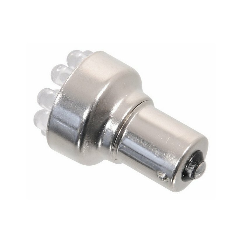 ŽÁROVKA 12 V, BA15s, 12 LED, BÍLÁ ŽÁROVKA 12 V, BA15s, 12 LED, BÍLÁ