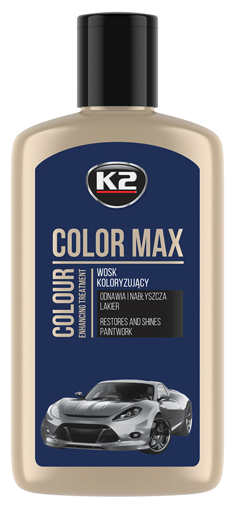 K2 COLOR MAX 250 ml MODRÁ - aktivní vosk
