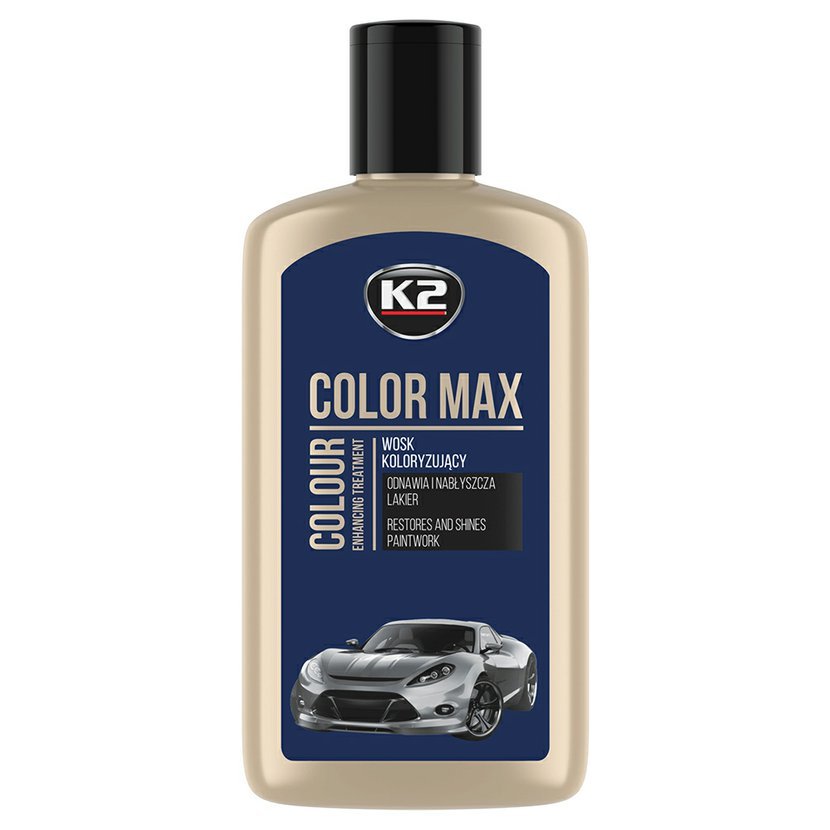 K2 COLOR MAX 250 ml MODRÁ - aktivní vosk