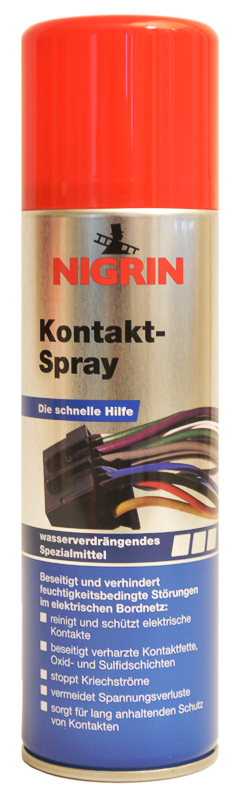 NIGRIN KONTAKT-SPRAY 250 ml - aerosolový sprej pro údržbu elektrických ...